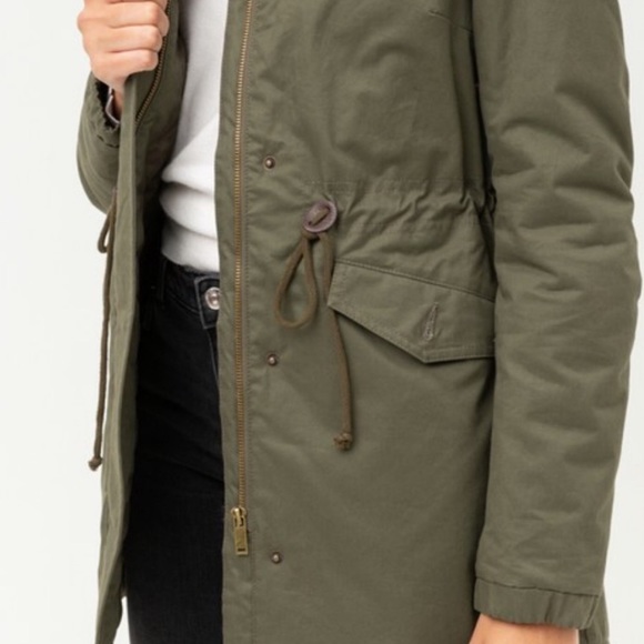 Jackets & Coats | Olive Green Hooded Parka Jacket | Poshmark